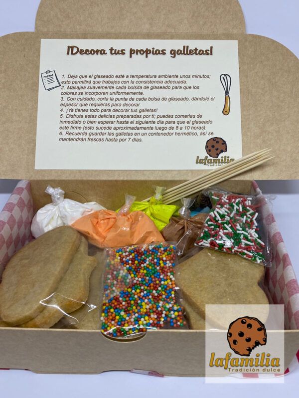 Kit Decoración Galletas - Galletas La Familia - 2026